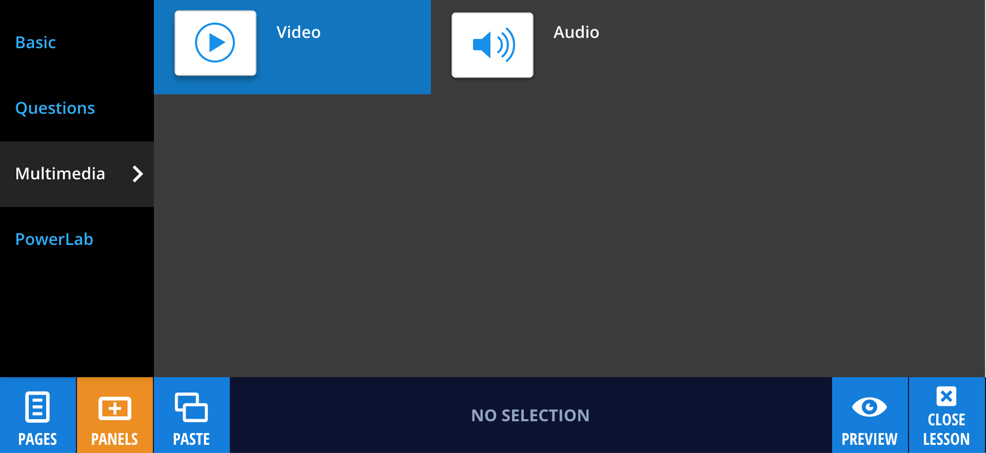 Creating Lt Video Panels | ADInstruments